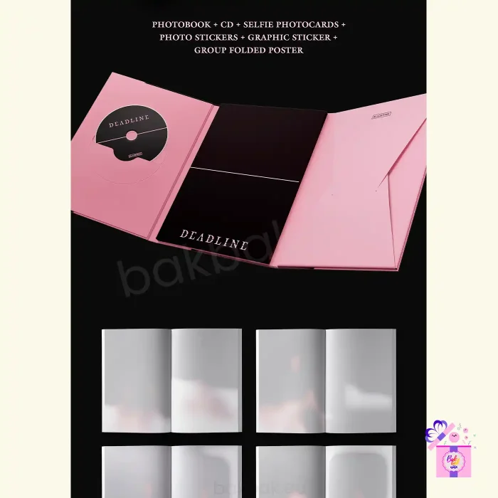 BLACKPINK – DEADLINE (BLACK Ver. / PINK Ver.) + Limited Photocards ...