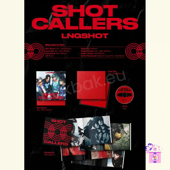 LNGSHOT – SHOT CALLERS (Standard Ver.) [Debut EP Album] – Bak Bak K-Pop ...